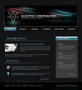 10 most popular electrical website templates - Tonytemplates blog